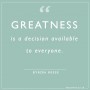 Achieving greatness is a choice// Motivation Monday - Female ...