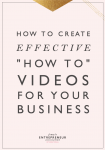 How to Make Effective How-To Videos for Your Business - Female ...
