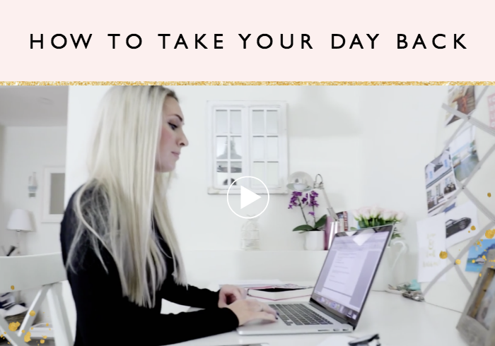 How to Take Your Day Back + Free Printable - Female Entrepreneur ...